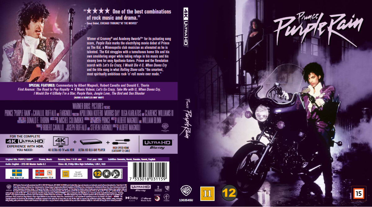 Purple Rain 4K Ultra Hd Blu-Ray Film → Køb billigt her - Gucca.dk