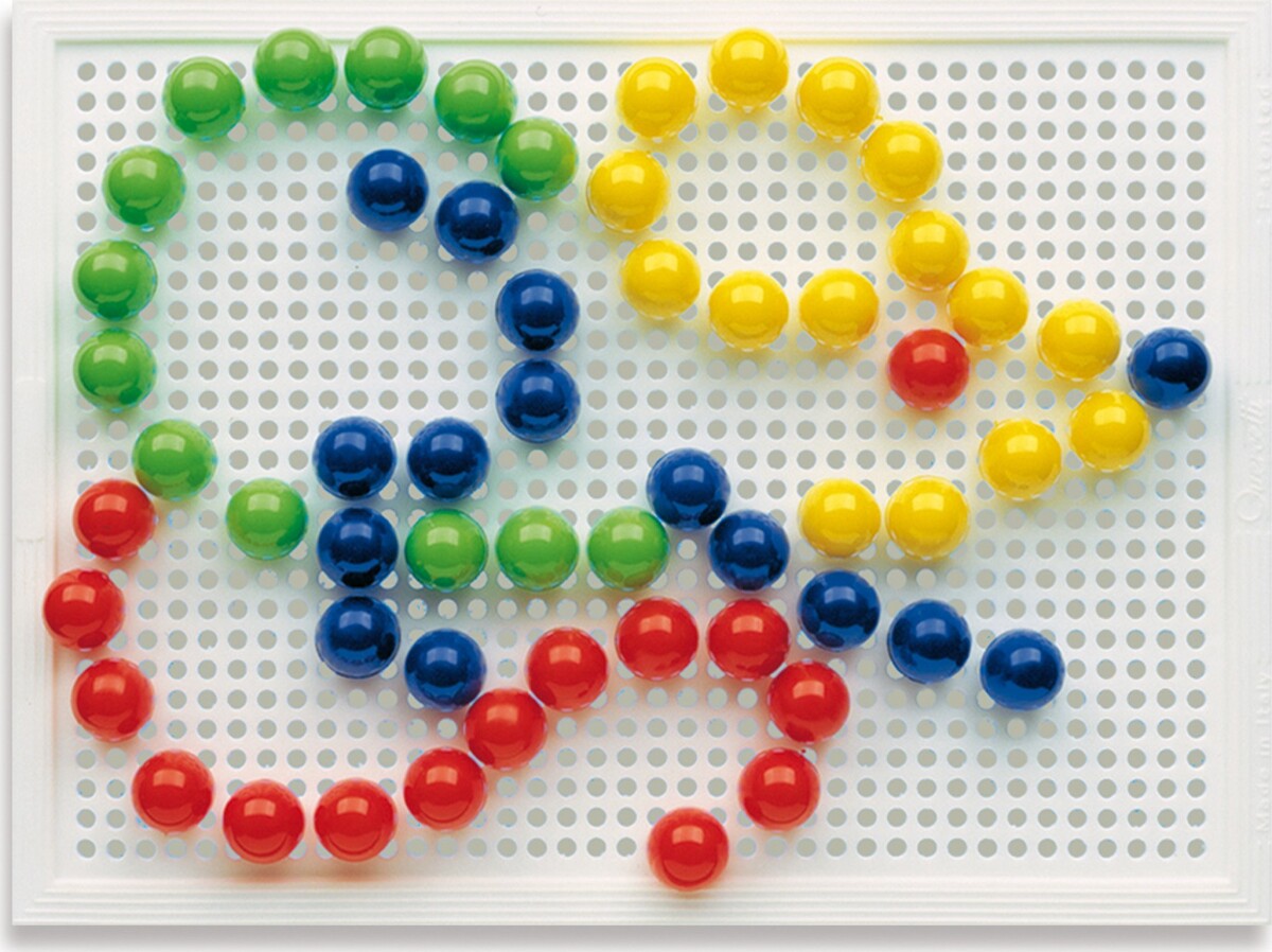 Quercetti - Stiftmosaik Fantacolor Basic Intelligente - 60 Dele | Se ...