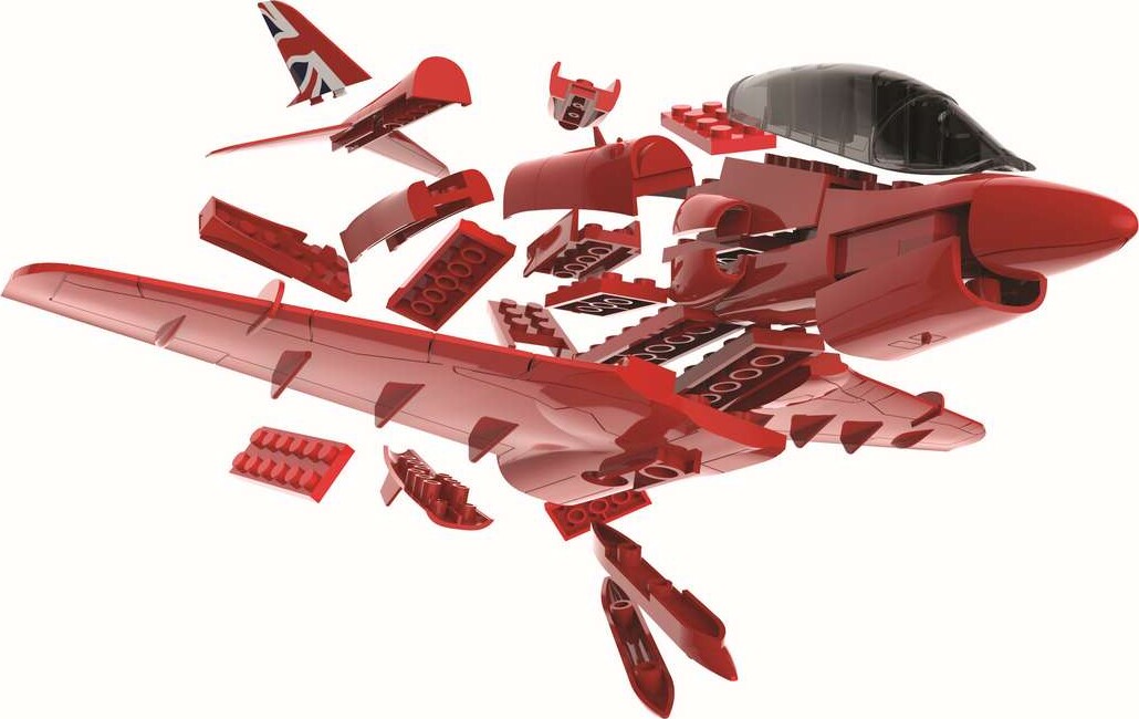 Airfix - Quick Build - Red Arrows Hawk - J6018 | Se tilbud og køb på Gucca.dk