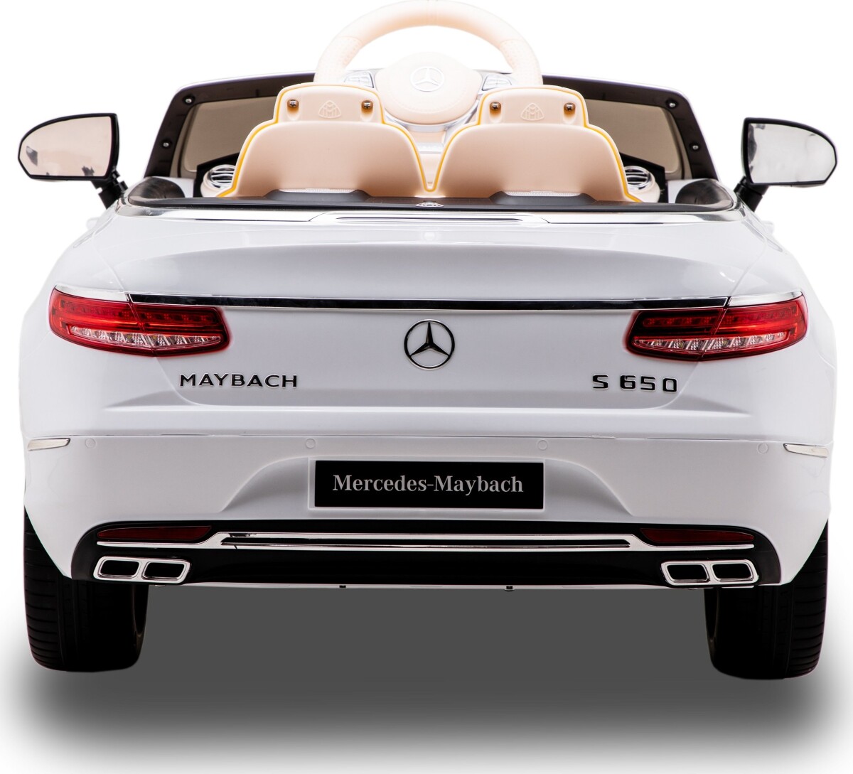 Mercedes-maybach Cabriolet Elbil Til Børn - Race N' Ride - Hvid | Se ...