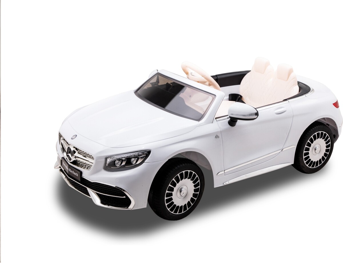 Mercedes-maybach Cabriolet Elbil Til Børn - Race N' Ride - Hvid | Se ...