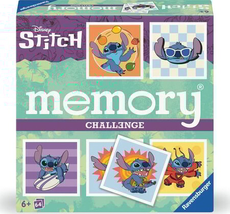 Ravensburger - Vendespil - Disney Stitch Memory - 64 Kort | Se tilbud ...
