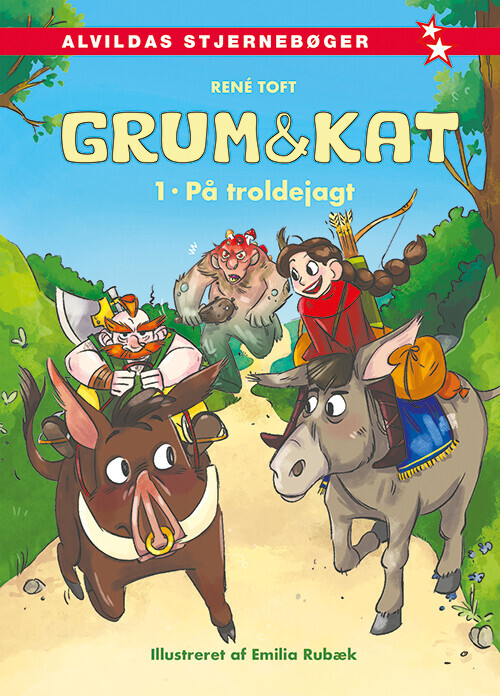 Grum & Kat 1: På Troldejagt af René Toft - Indbundet Bog - Gucca.dk