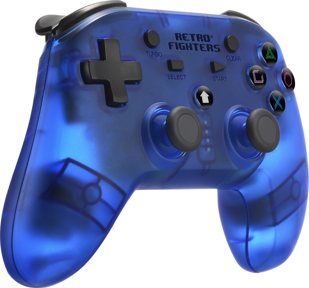 Køb Retro-Fighters - Ps Defender 2.4G Controller - Blue fra Retro ...