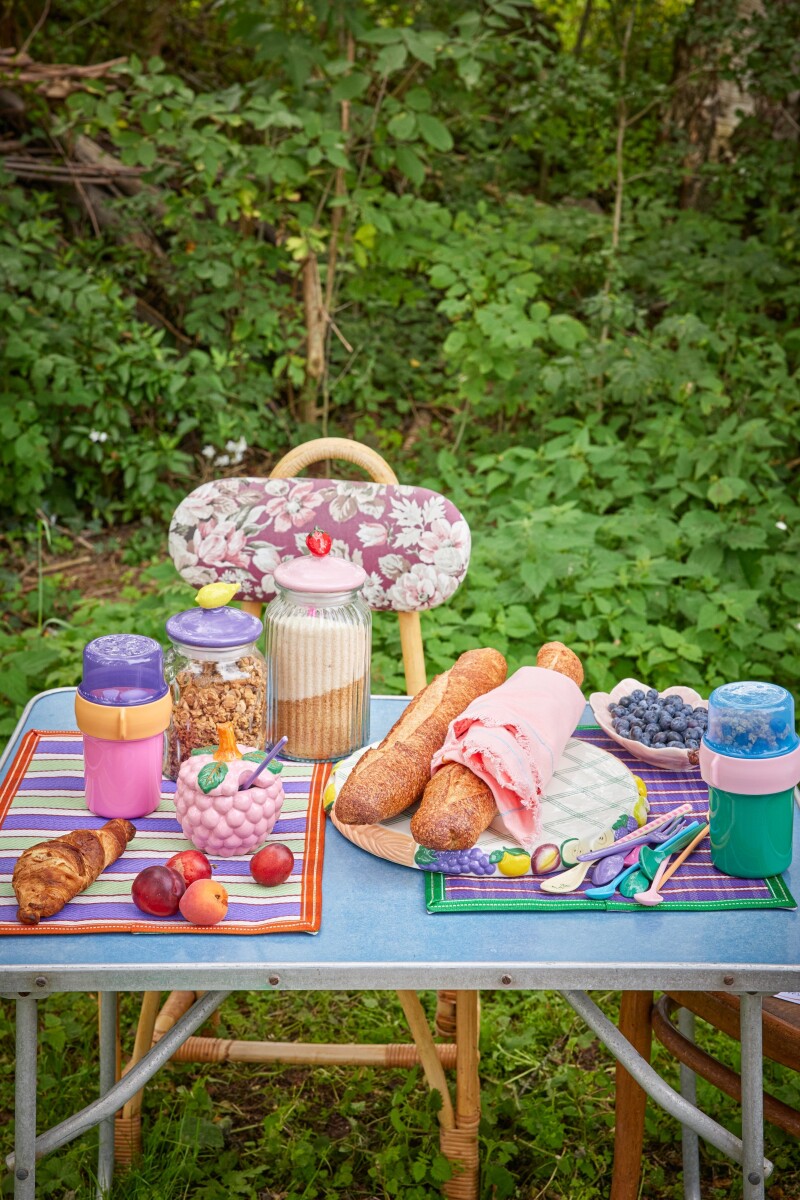 Rice - Granola Container 400 Ml/lid Blue 250 Ml | Se tilbud og køb på Gucca.dk