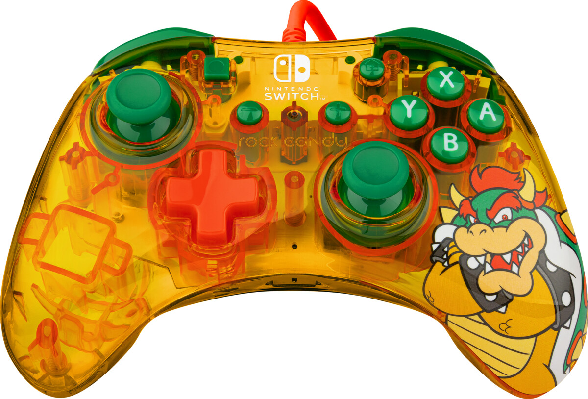 Pdp - Rock Candy Controller Til Nintendo Switch - Bowser | Se tilbud og ...