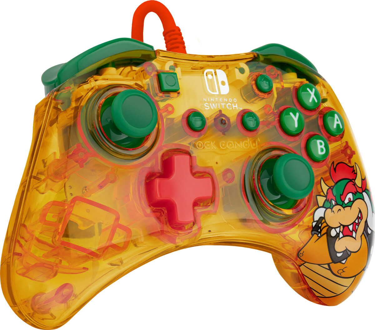 Pdp - Rock Candy Controller Til Nintendo Switch - Bowser | Se tilbud og ...