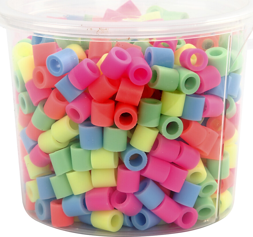 Køb Rør Perler Til Perleplader - Jumbo - Pastelfarver - 550 Stk ...