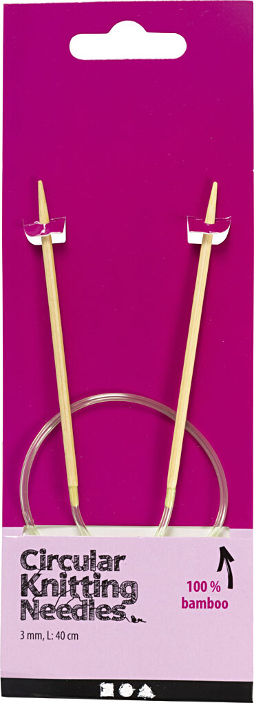 Køb Rundpinde Sæt - Bambus Træ - ø 3 Mm - L 40 Cm fra Creativ Company - Gucca.dk