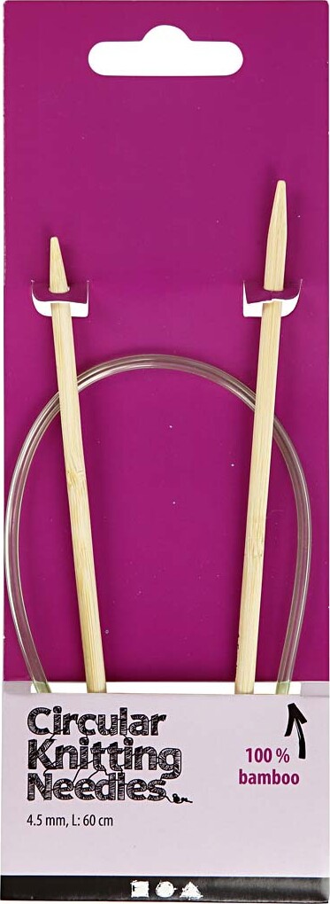 Køb Rundpinde Sæt - Bambus Træ - ø 4,5 Mm - L 60 Cm fra Creativ Company - Gucca.dk