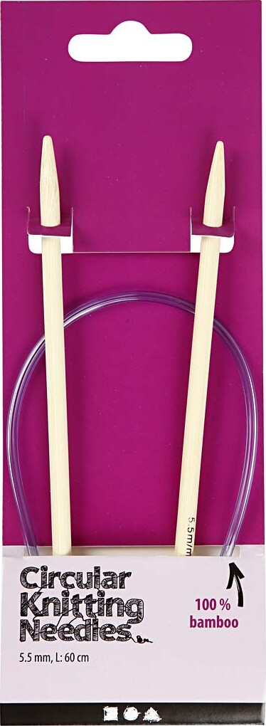 Køb Rundpinde Sæt - Bambus Træ - ø 5,5 Cm - L 60 Cm fra Creativ Company - Gucca.dk