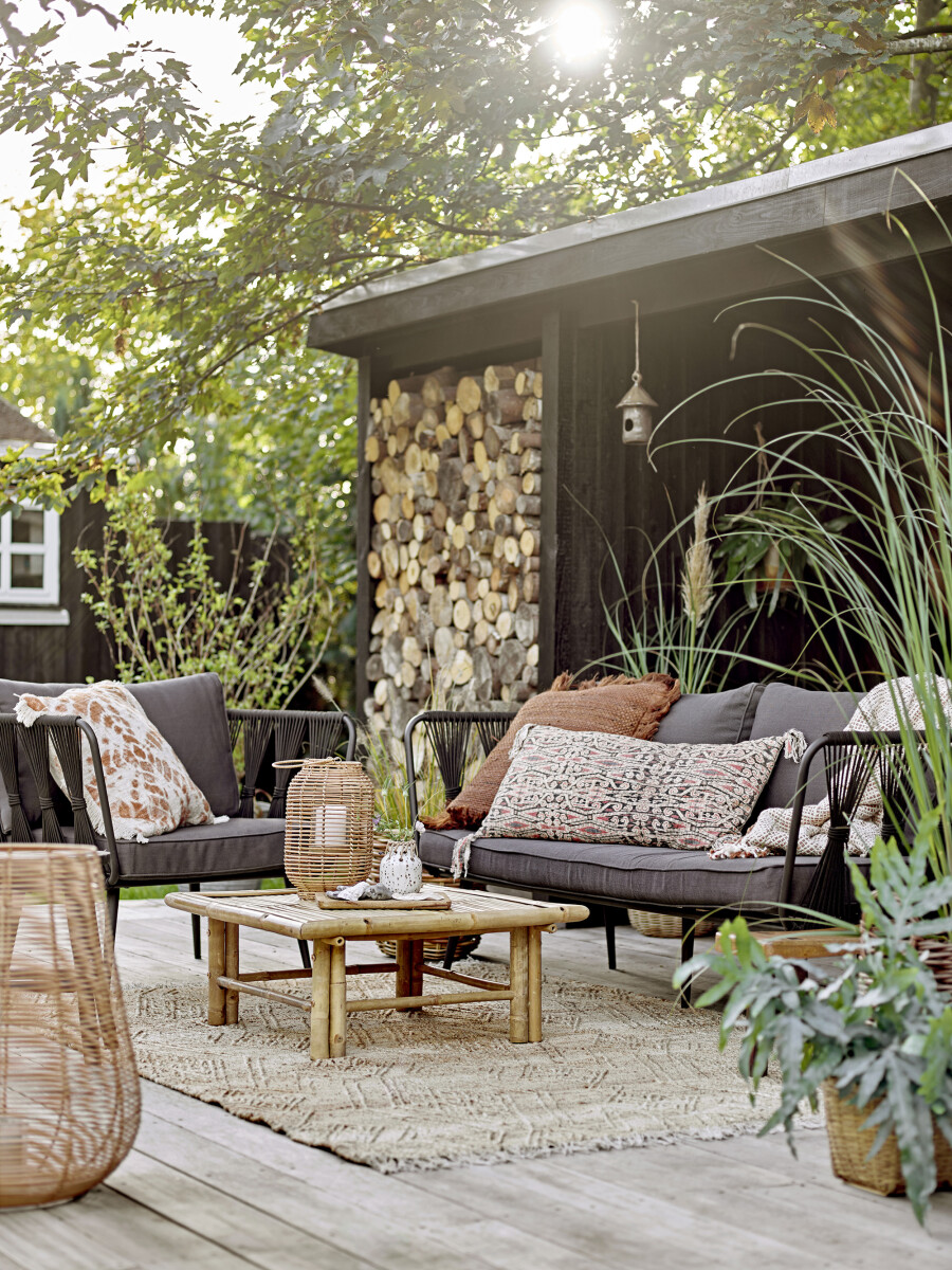 Køb Bloomingville - Rupen Tæppe - Natur - Jute - 150x215 Cm - Gucca.dk