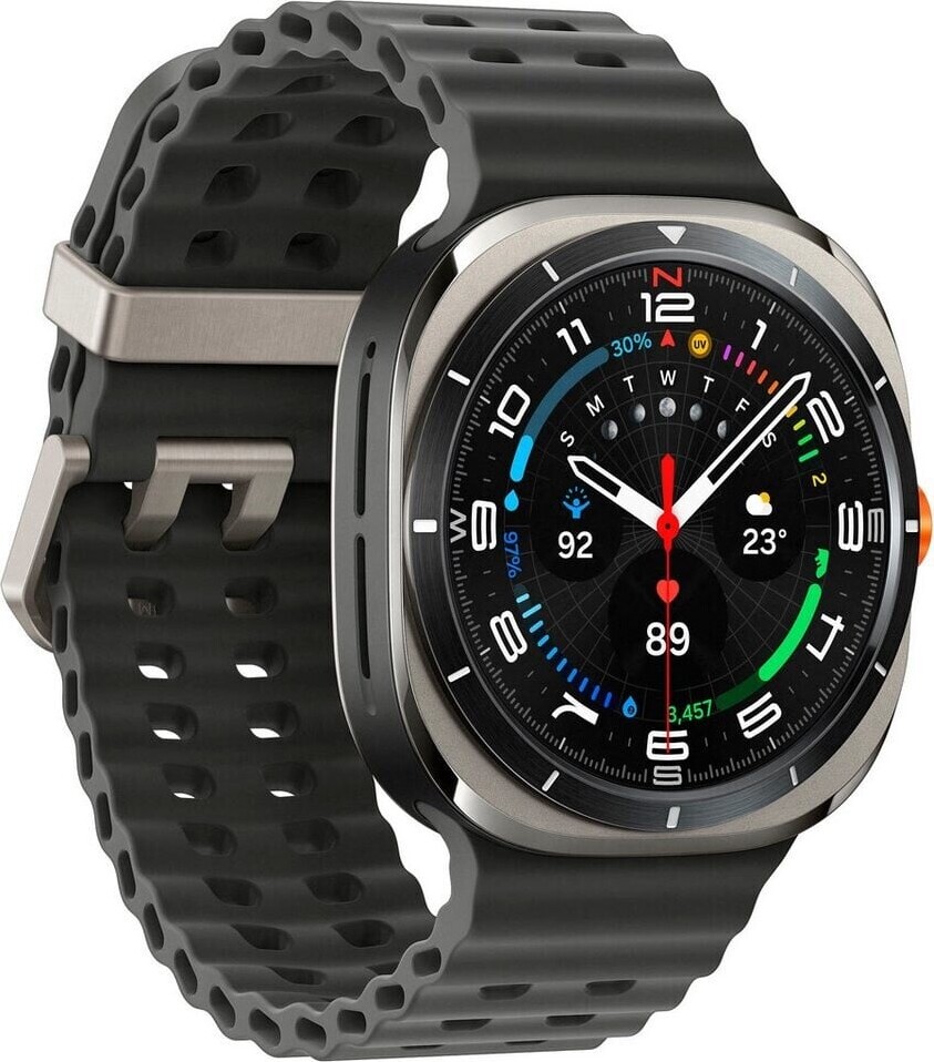 Køb Samsung - Galaxy Watch Ultra 2025 - 47 Mm - Titanium Sort - Gucca.dk