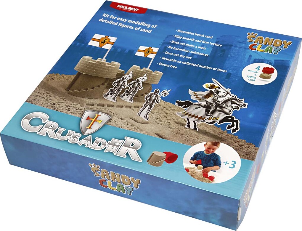 Køb Sandy Clay - Ridderborg Modellervoks Legesæt - Natur fra Pavlinda ...