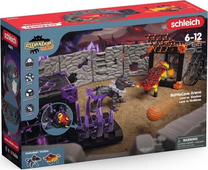Køb Schleich Eldrador Creatures - Battlecave Arena Lava Vs. Skygge ...