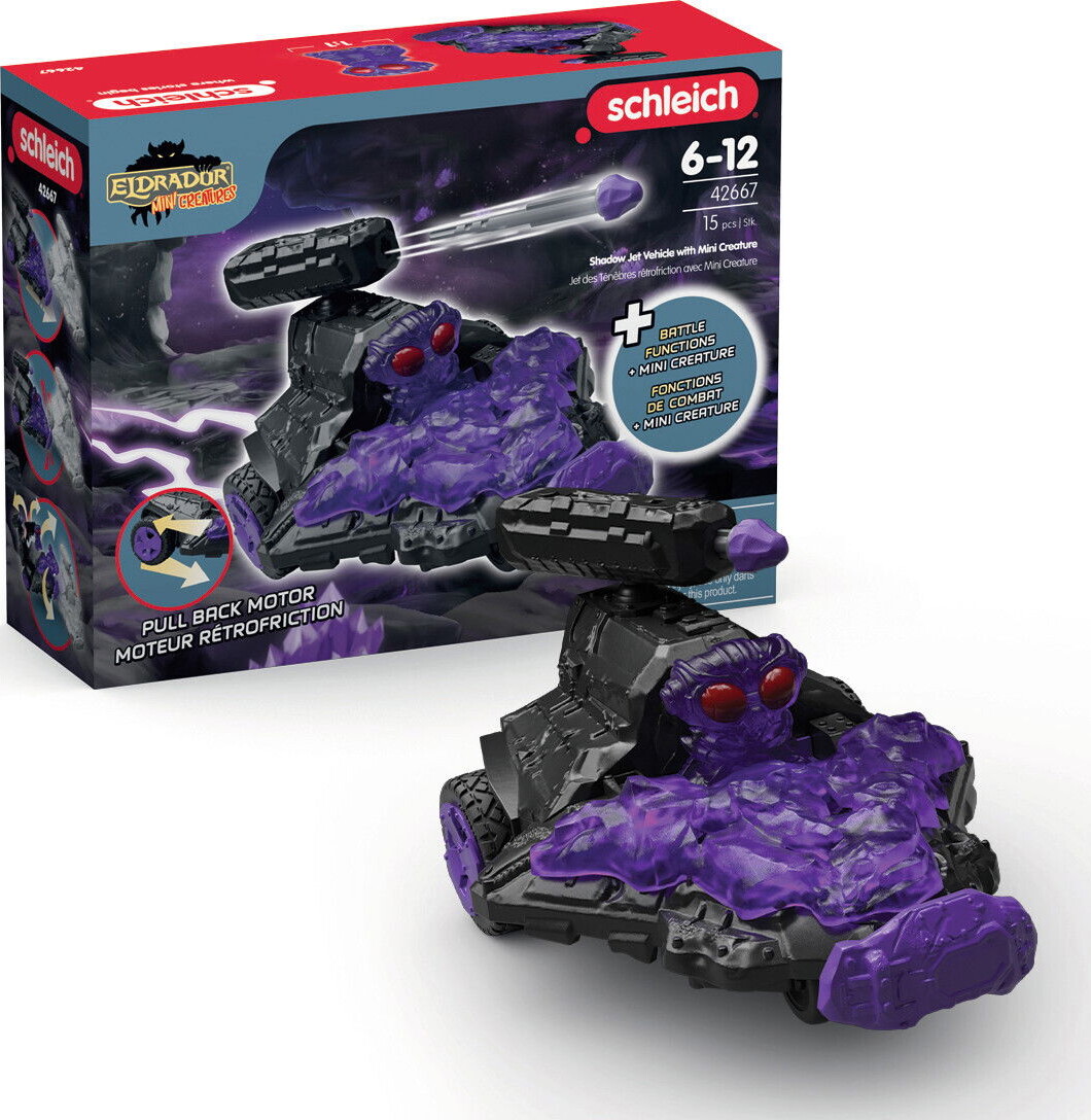 Køb Schleich Eldrador - Shadow Jet Køretøj Med Mini Creature - 42667 ...