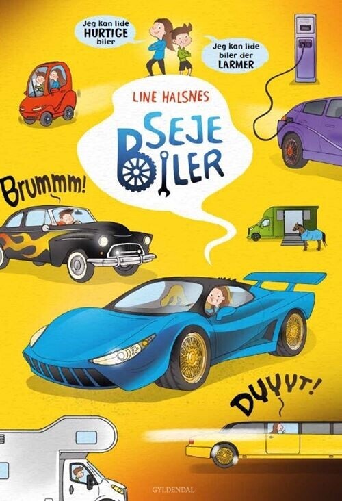 Køb Seje Biler af Line Halsnes - bog indbundet - Gucca.dk