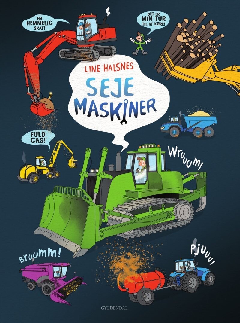 Seje Maskiner af Line Halsnes - Indbundet Bog - Gucca.dk