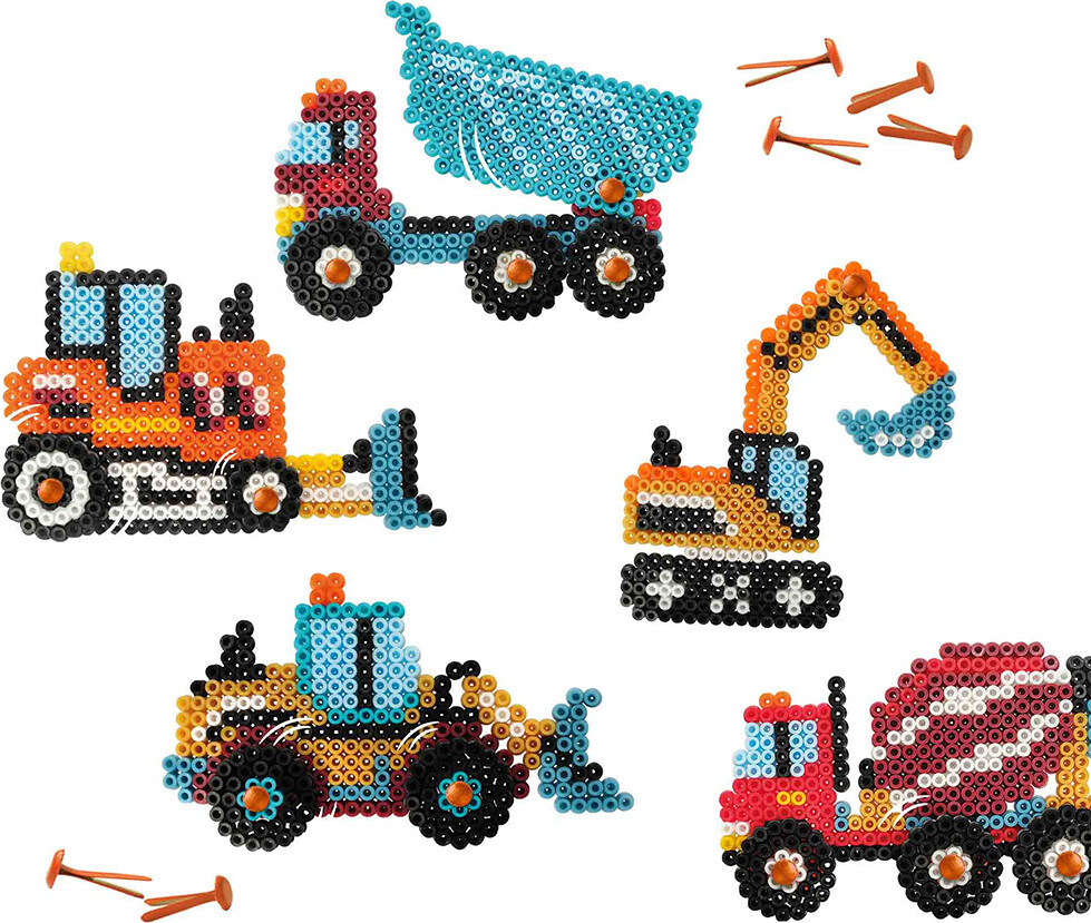 Køb Perler Og Perleplader Sæt - Byggeplads - Ses Creative - Beedz ...
