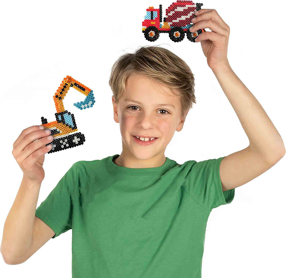 Køb Perler Og Perleplader Sæt - Byggeplads - Ses Creative - Beedz ...