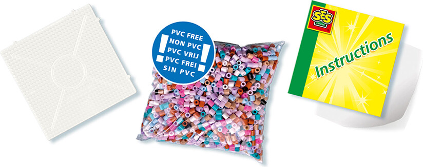 Køb Perler Og Perleplade Sæt - Søde Dyrefamilier - Ses Creative - Beedz ...