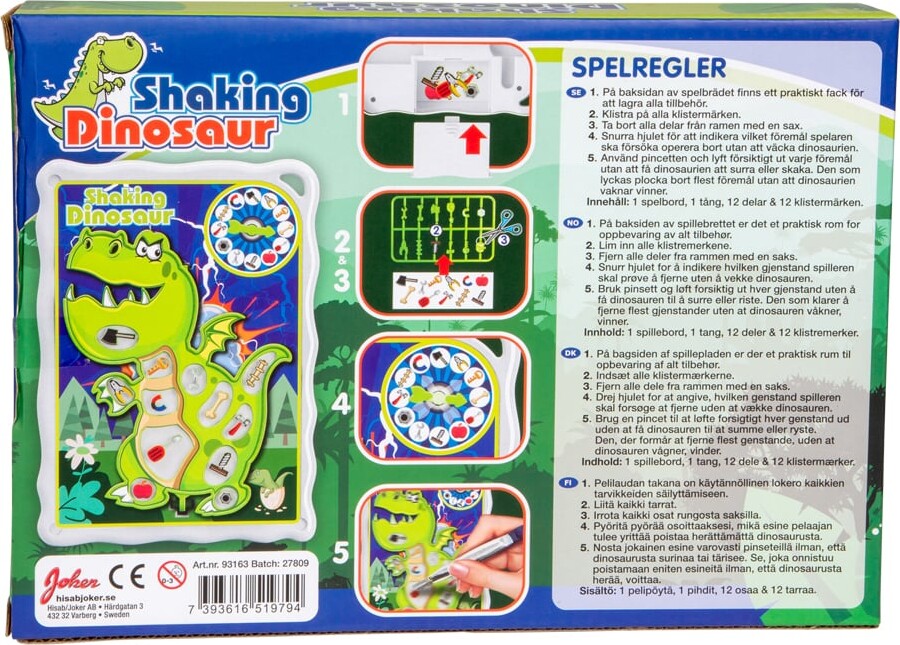 Shaking Dinosaur - Dinosaur Spil | Se tilbud og køb på Gucca.dk