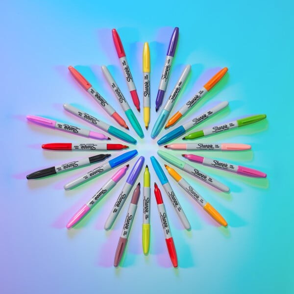 Sharpie - Permanent Marker Fine Glam Pop 24-blister - 2198779 | Se ...