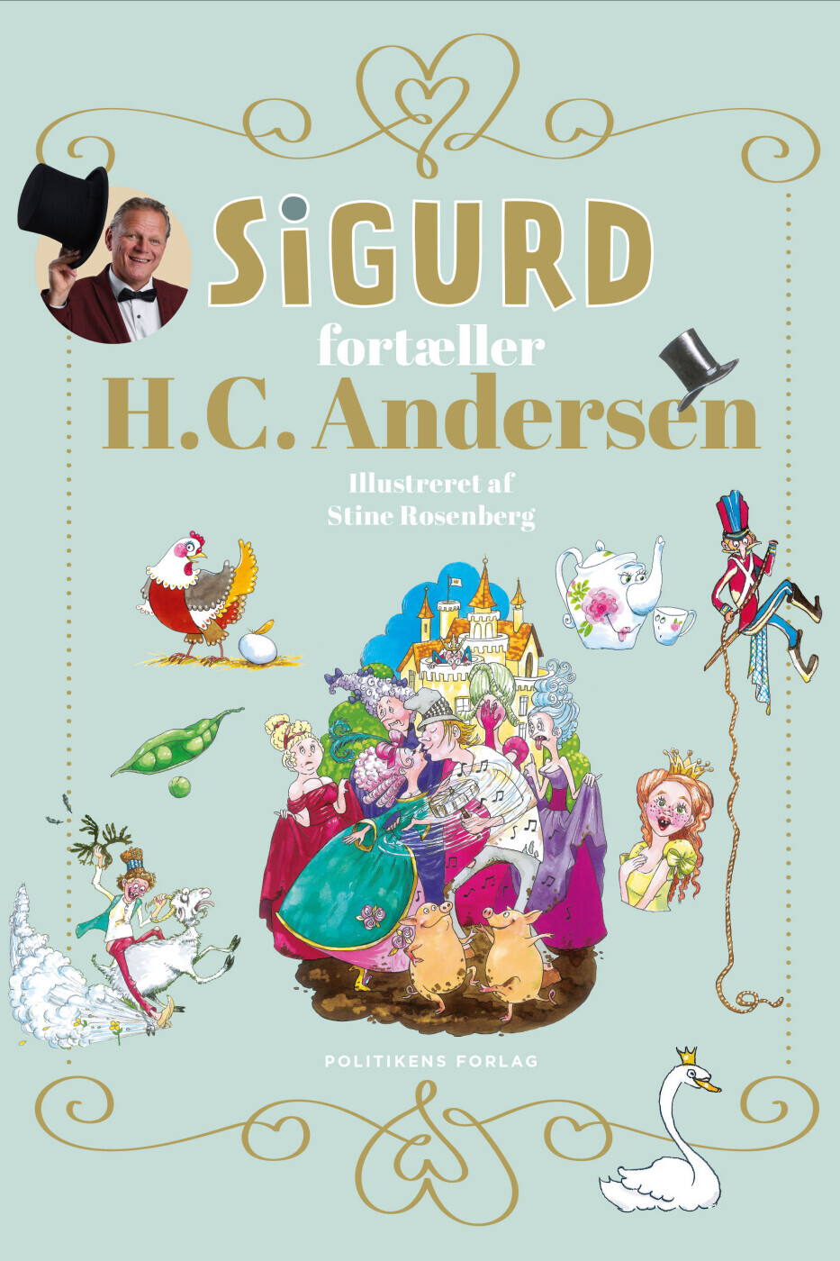Sigurd Fortæller H.c. Andersens Eventyr - Dåbsudgave af Sigurd Barrett - Hardback Bog - Gucca.dk