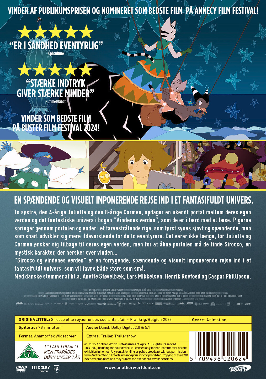 Køb Sirocco Og Vindenes Verden på DVD - film fra 2023 - Gucca.dk
