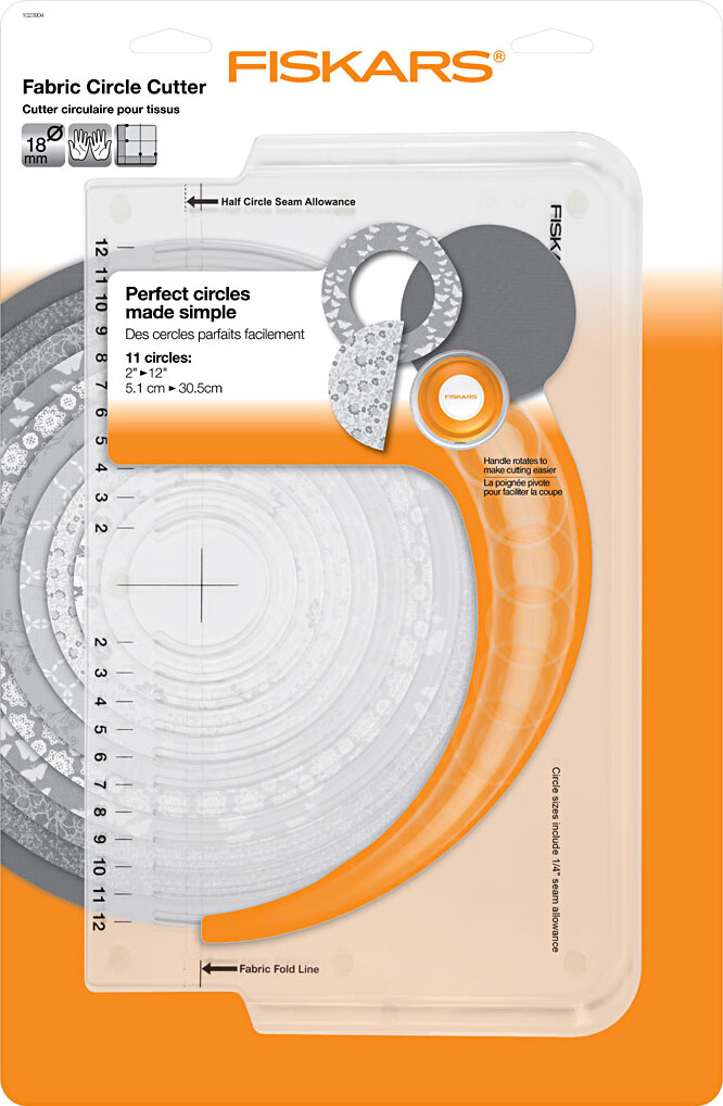 Køb Fiskars - Skæremaskine - Fabric Circle Cutter - 41x26 Cm - 1023904 ...