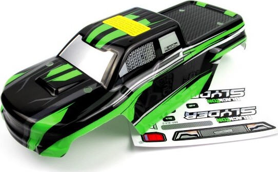 Køb Blackzon - Slyder Mt Body - Sort Grøn - Til Slyder - 540039 - Gucca.dk