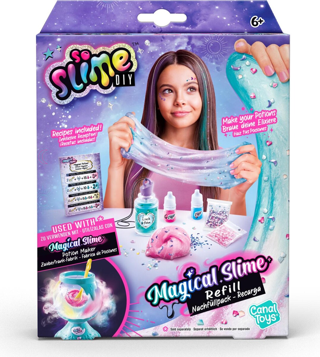 Køb So Slime Diy - Magical Slime - Potion Maker Refill fra Canal Toys ...