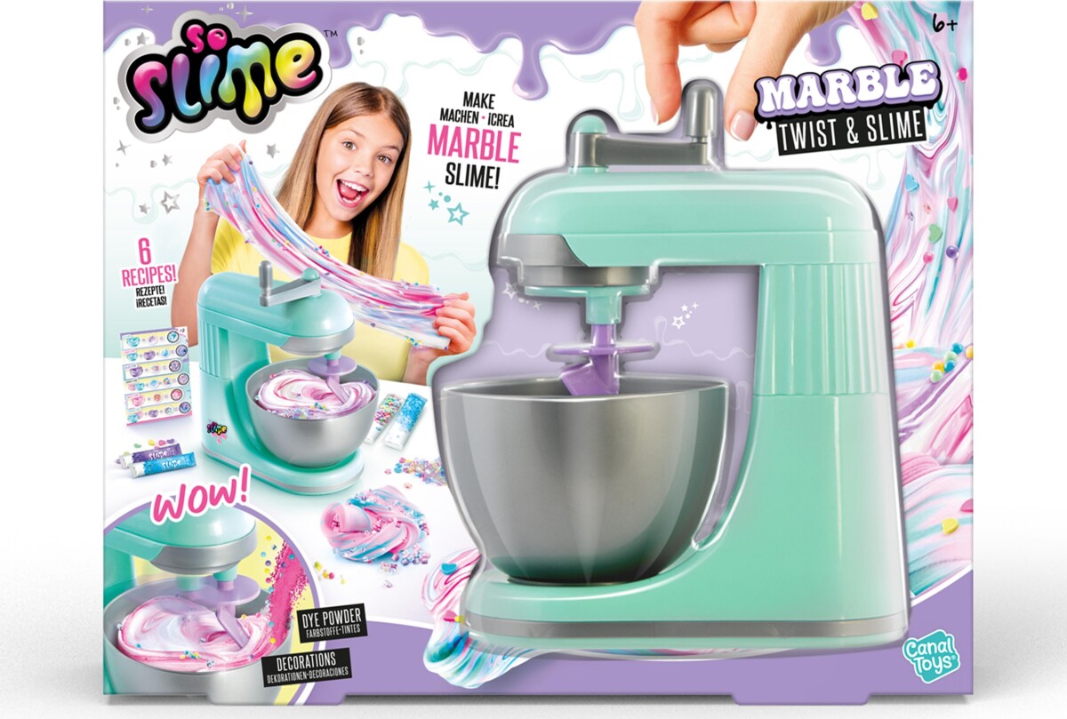 Køb Slim Maskine - Marble Twist & Slime Sæt Med Tilbehør - So Slime fra ...