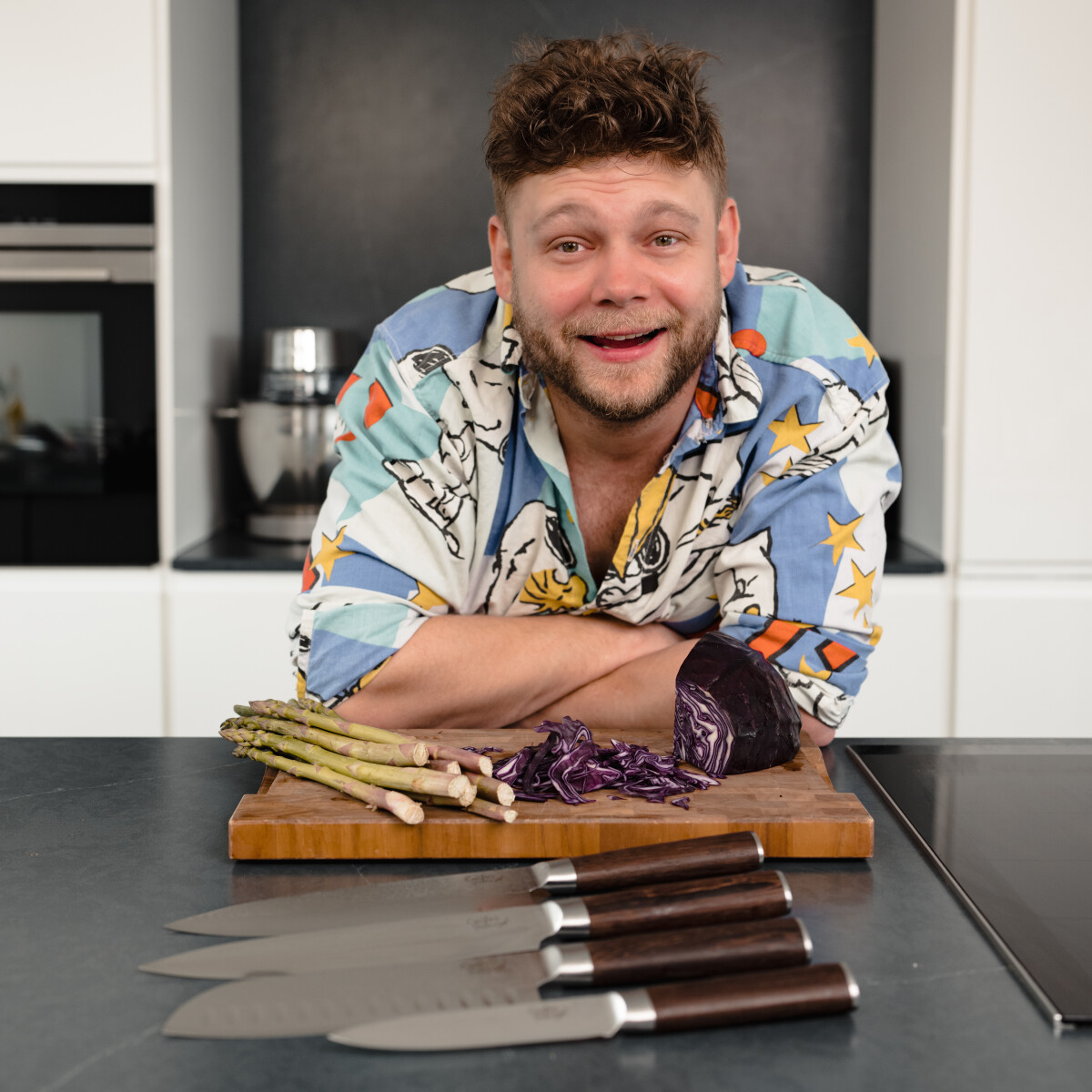 Casper Sobczyk - Damaskus Forskærerkniv | Se tilbud og køb på Gucca.dk