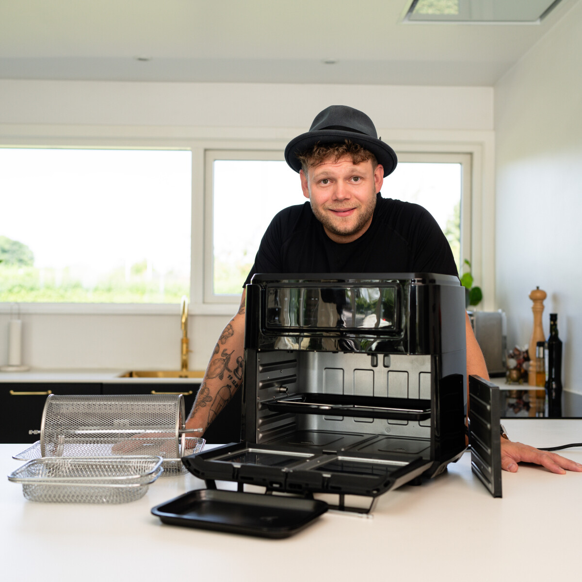 Køb Casper Sobczyk - Dual Zone Airfryer - 15 L - 2400w - Gucca.dk