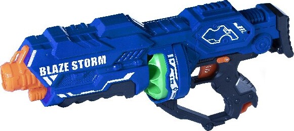 Blaze Storm - Battery Operated Soft Ball Gun - Med 12 Skumkugler | Se ...