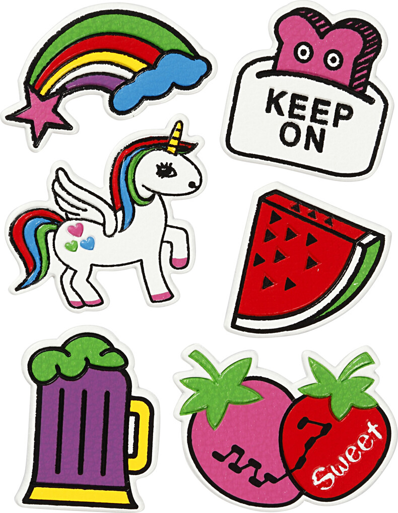 Klistermærker - Keep On - Soft Stickers | Se tilbud og køb på Gucca.dk