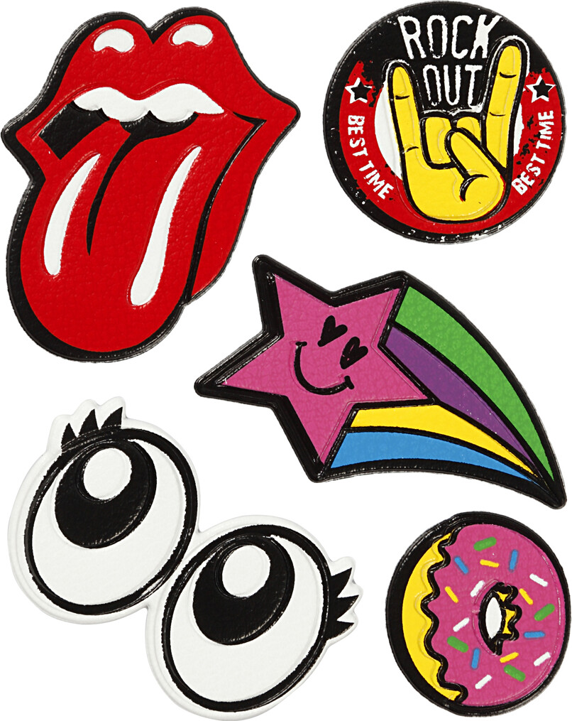Køb Klistermærker - Rock Out - Soft Stickers fra Creativ Company - Gucca.dk