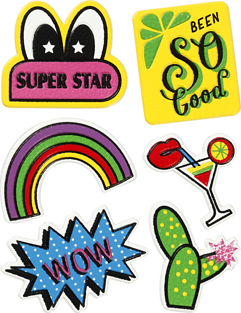Køb Klistermærker - Super Star - Soft Stickers fra Creativ Company ...