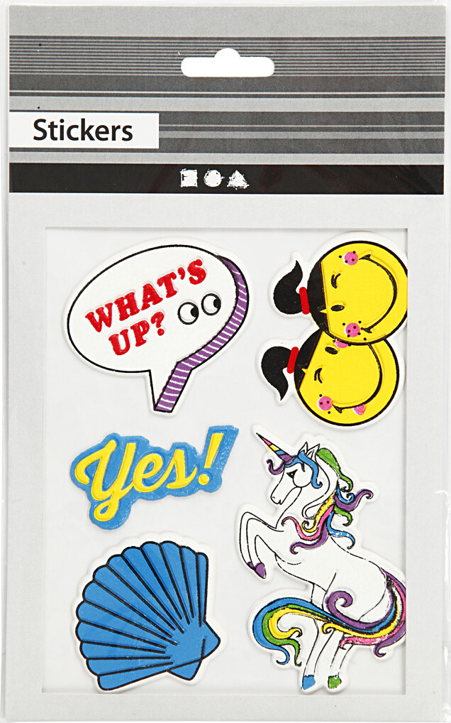 Klistermærker - Whats Up - Soft Stickers | Se tilbud og køb på Gucca.dk