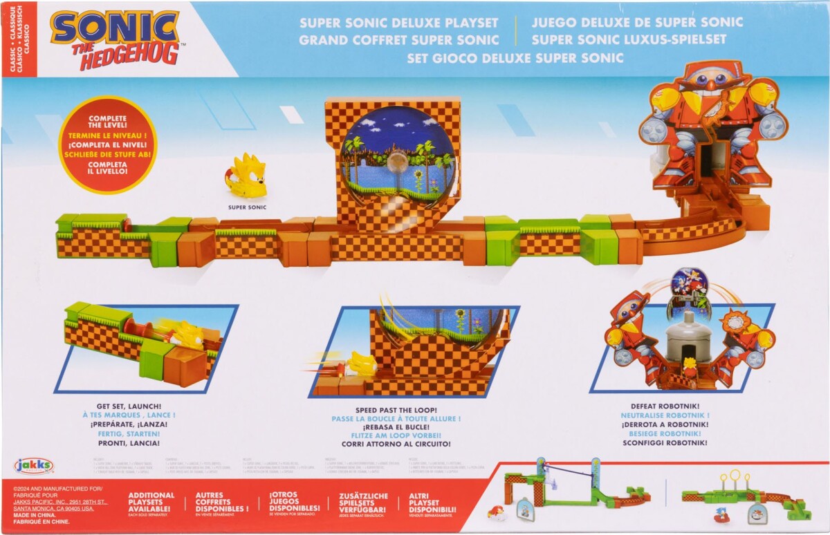 Sonic - Go Go Racers Deluxe Playset - 423344 | Se tilbud og køb på Gucca.dk