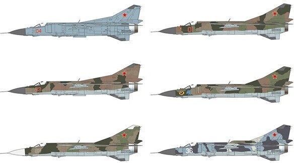 Vallejo - Model Air Maling Sæt - Soviet & Russian Mig-23 Flogger | Se ...
