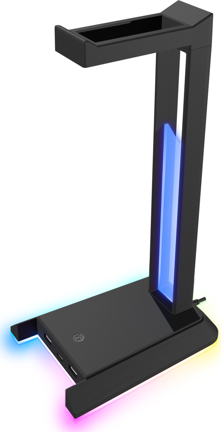 Køb Speedlink - Excello Nx Rgb Headset Stand, Usb 2.0 Hub, Sort - Gucca.dk