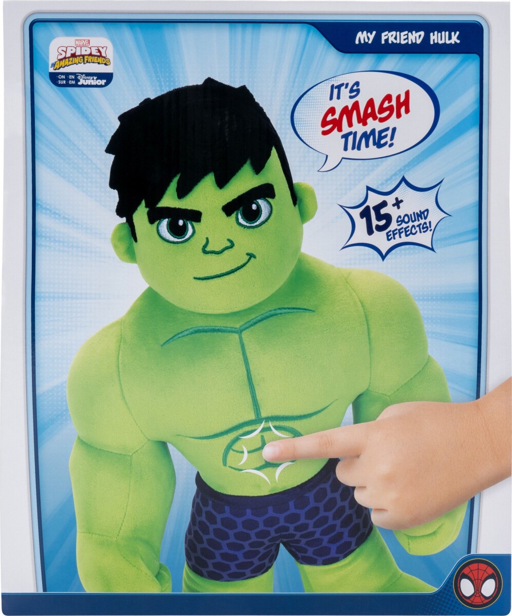 Køb Spidey - My Friend Hulk Feature Plush - Snf0325 fra Jazwares - Gucca.dk