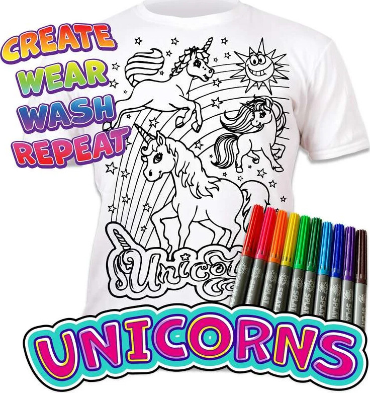 Køb Splat Planet - T-shirt Farv Og Vask Af - 10 Tuscher - 3-4 år ...