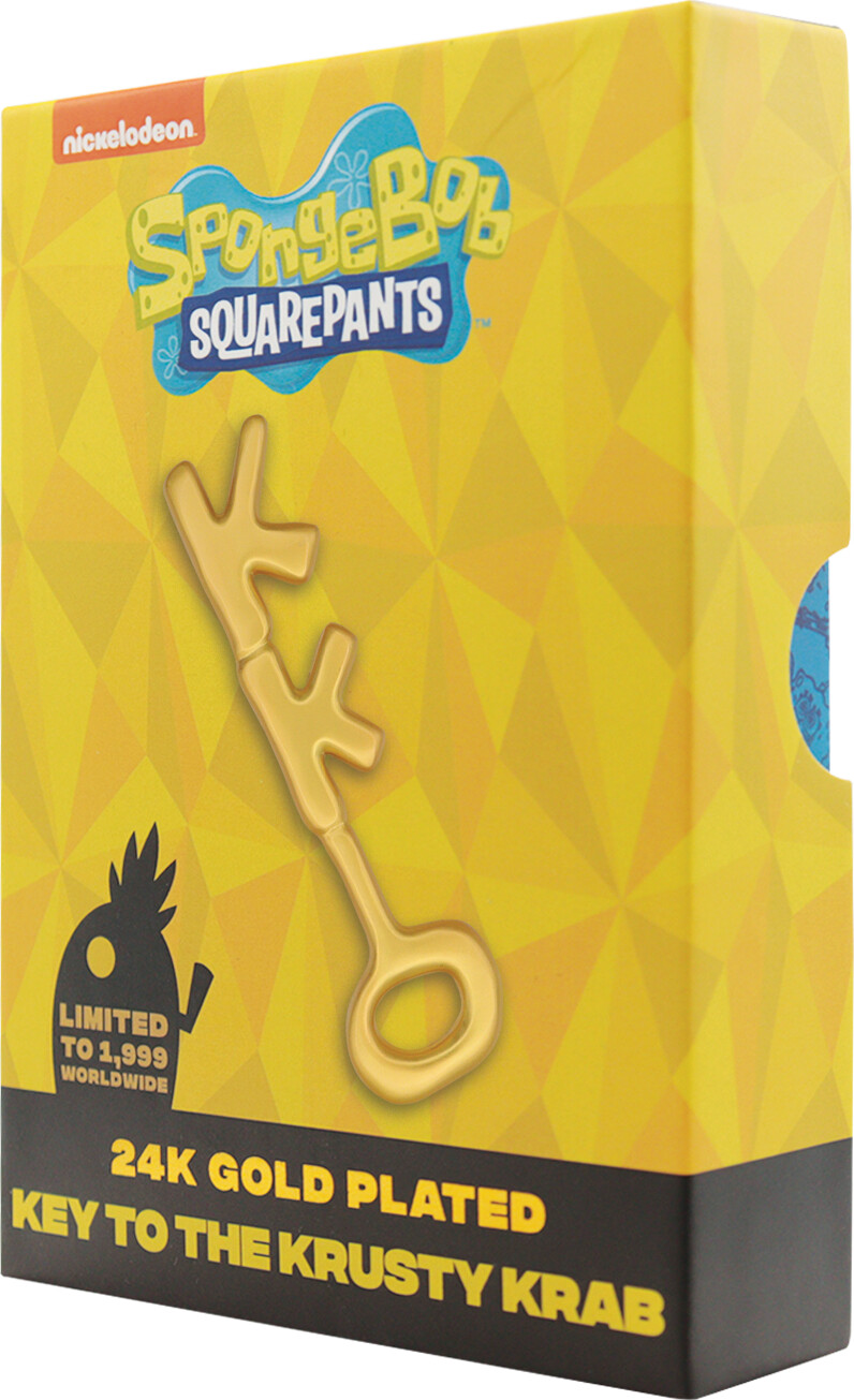 Køb Spongebob Squarepants 24K Gold Plated Replica Krusty Krab Key fra ...