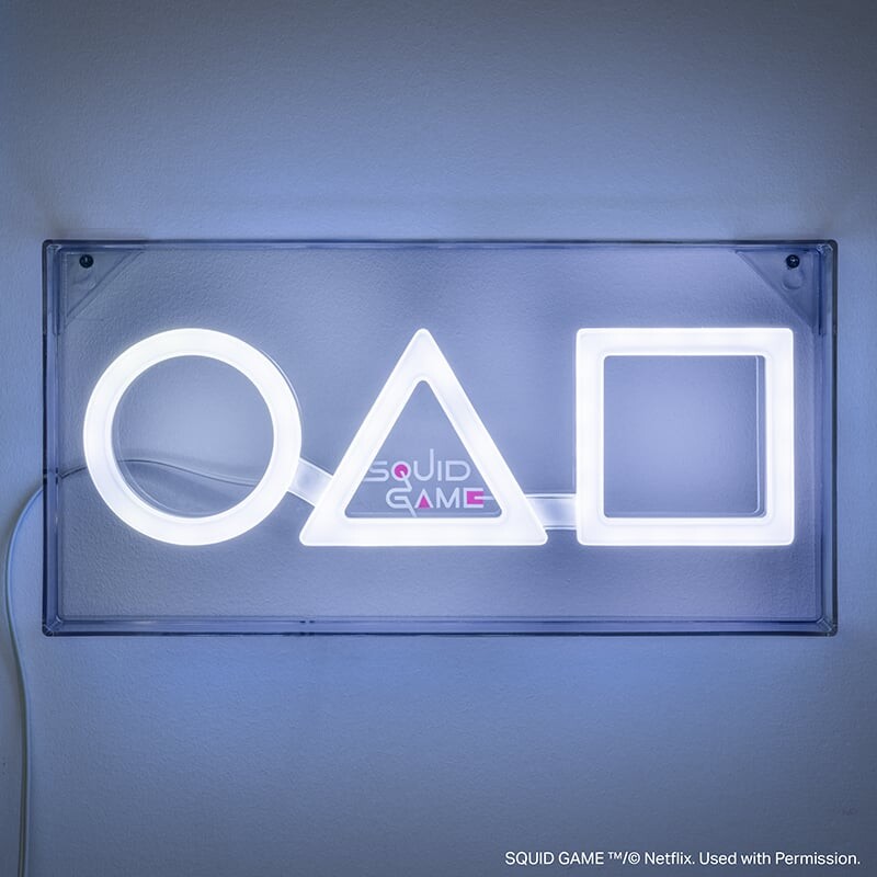 Køb Squid Game Led Neon Light fra Paladone - Gucca.dk