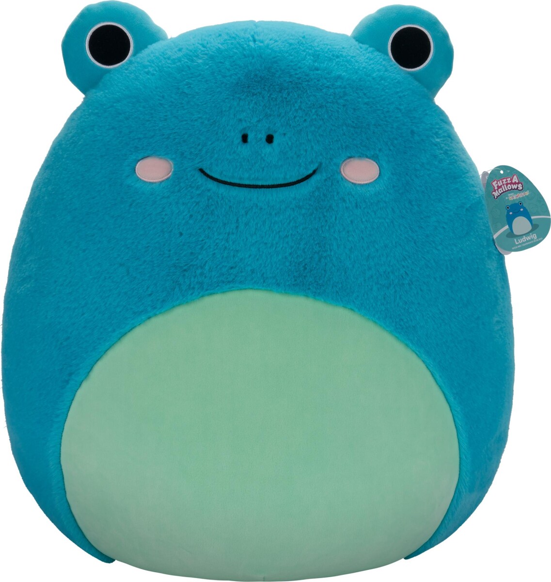 Køb Squishmallows Bamse - Fuzz A Mallows - Ludwig Frog - 50 Cm fra ...
