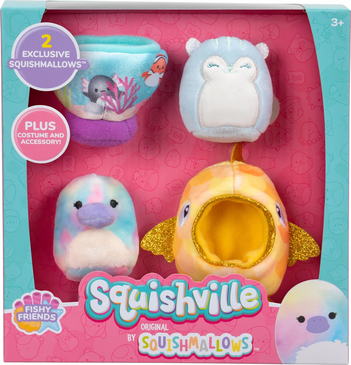Køb Squishville Squishmallows - Accessory Set - Fishy Friends fra ...