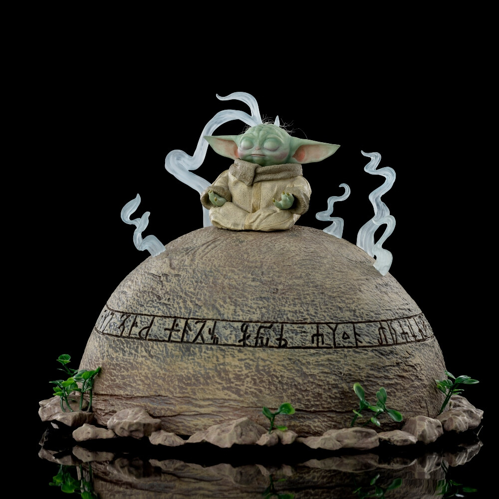 Køb Star Wars - Grogu Legacy Statue Figur - 1:4 fra Iron Studios - Gucca.dk